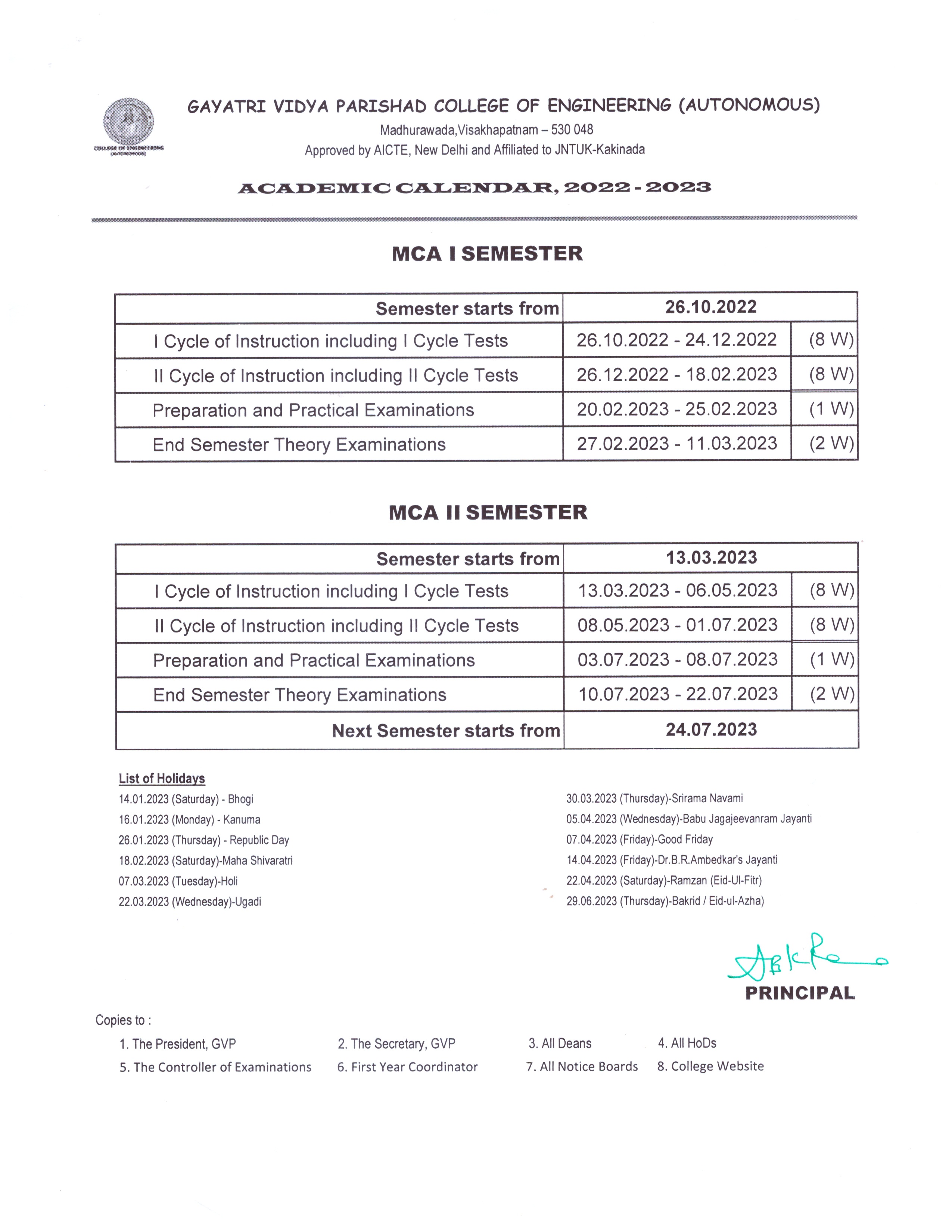 Welcome to Gayatri Vidya Parishad College of Engineering (Autonomous)